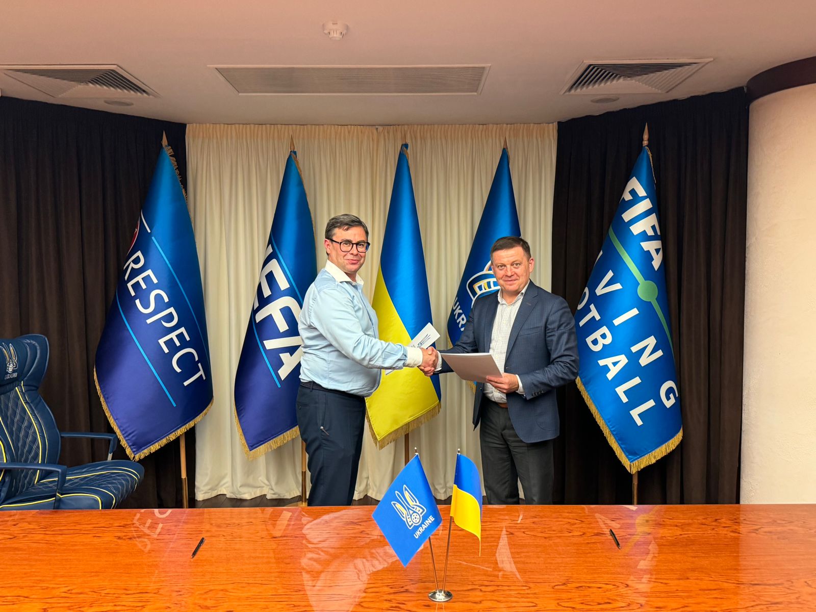 The National Anti-Doping Center and the Ukrainian Football Association ...
