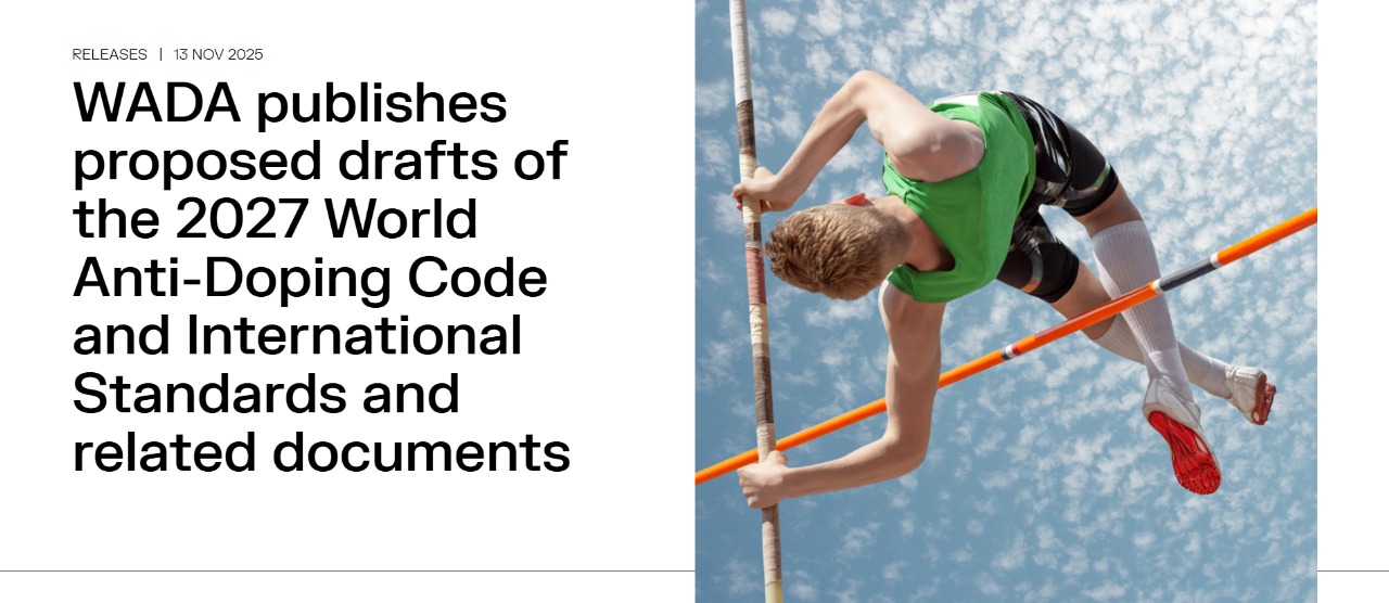 WADA publishes proposed drafts of the 2027 World Anti-Doping Code and ...